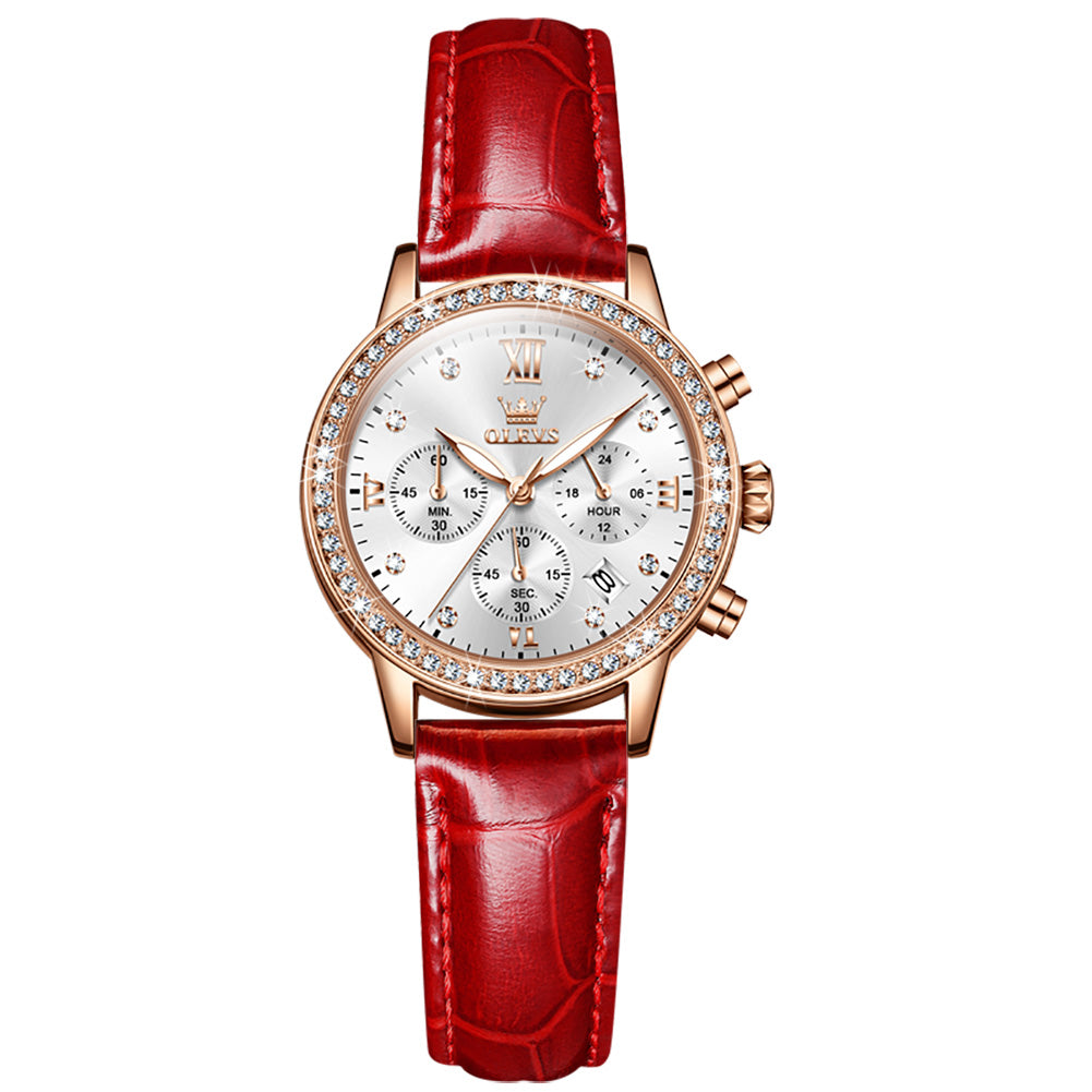 Multifunction Chronograph Quartz Watch Ladies Watch — Aiifun